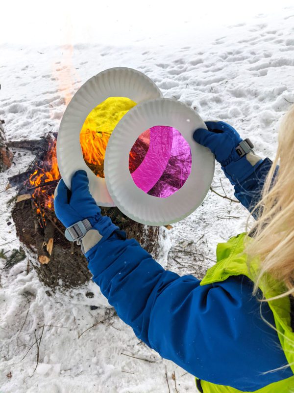 Paper Plate Colored Lenses - Raising Hooks