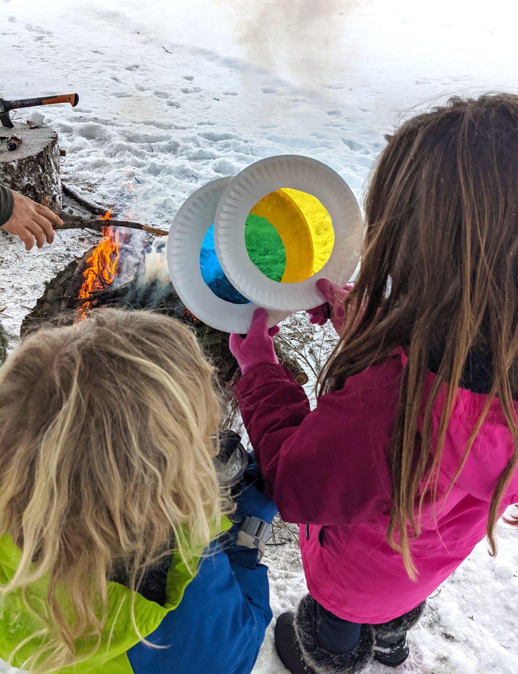 Paper Plate Colored Lenses - Raising Hooks