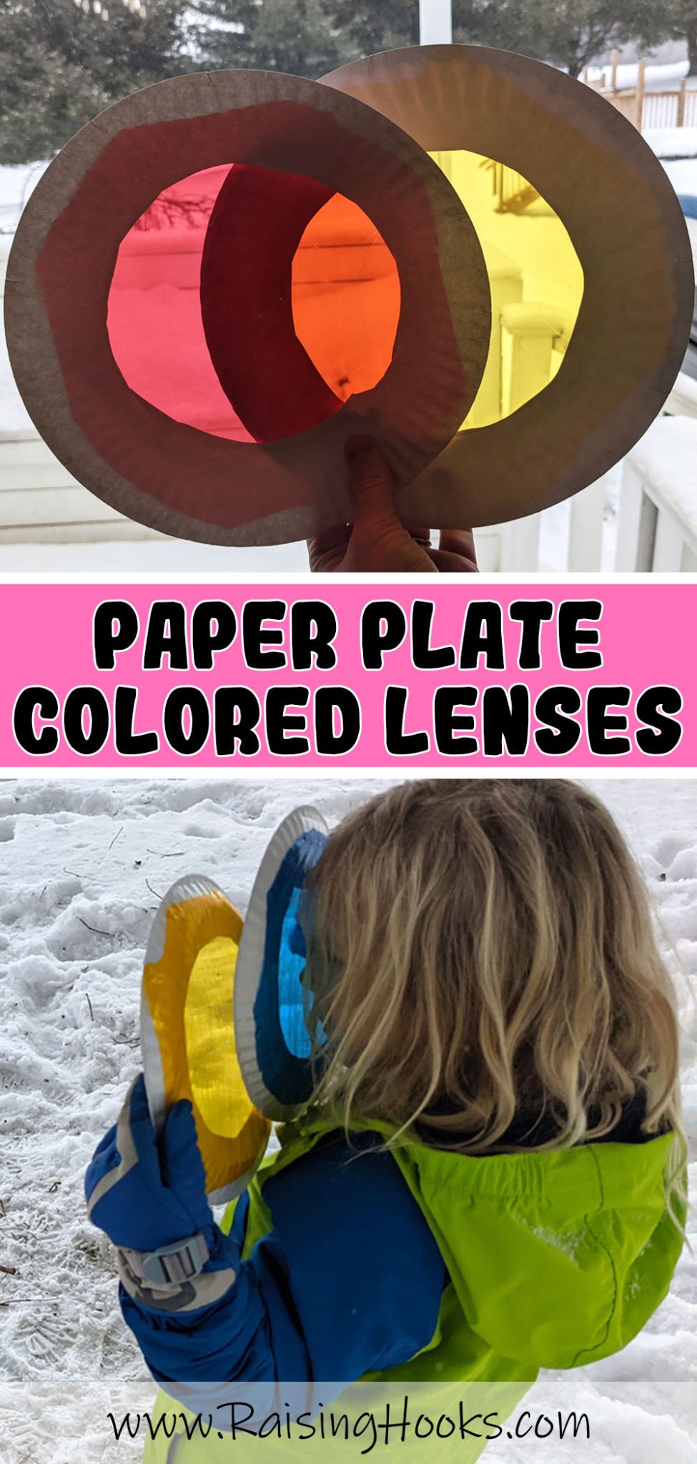 Paper Plate Colored Lenses – Raising Hooks