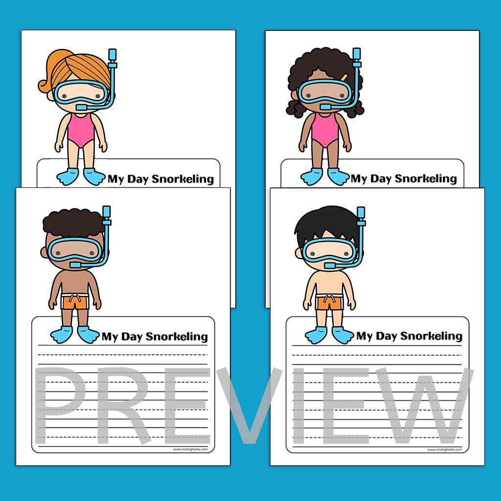 4 Seasons Writing Prompt Craftivities - Raising Hooks