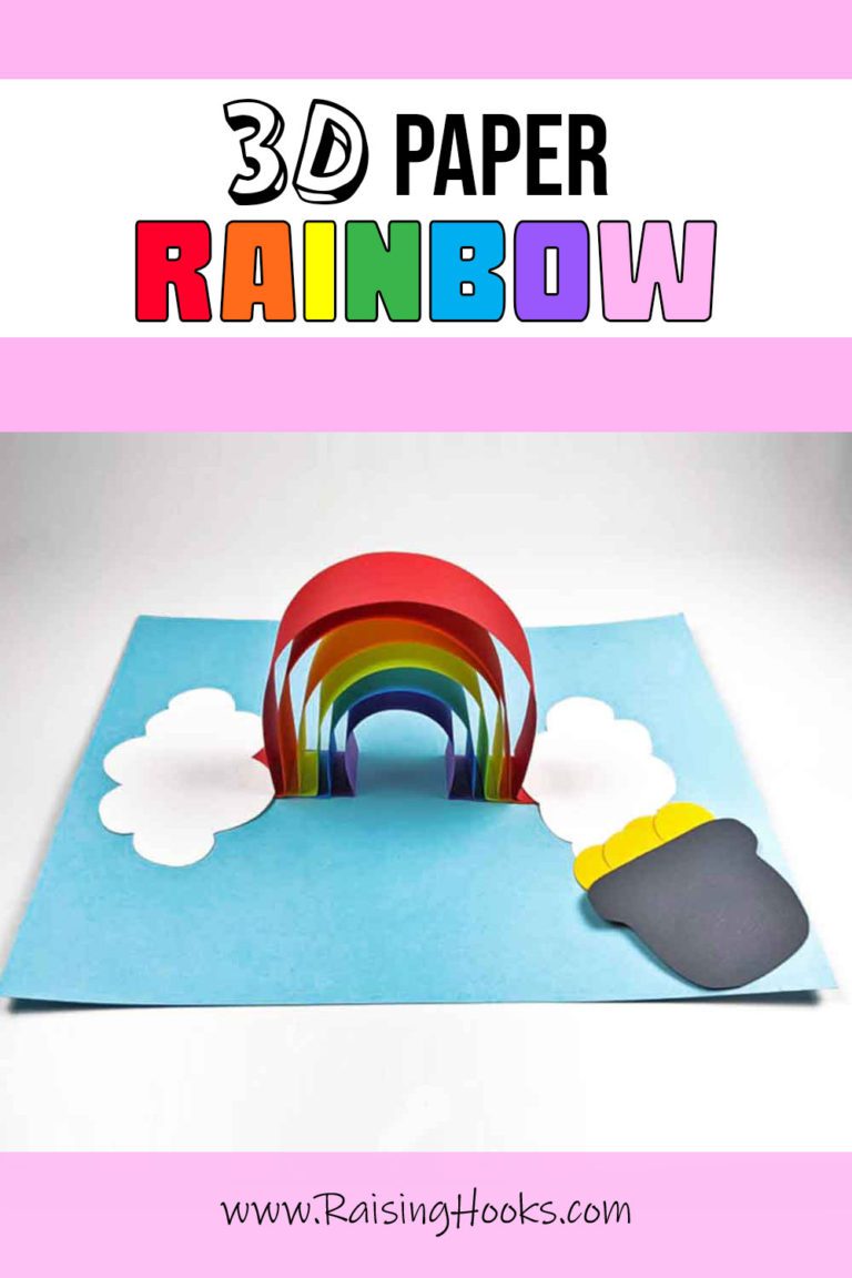 3D Paper Rainbow - Raising Hooks