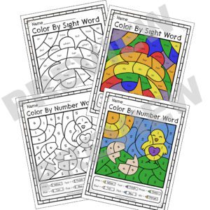 Color By Code – Spring - Raising Hooks