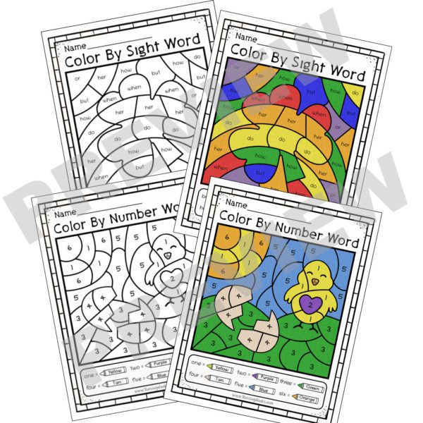 Color By Code – Spring - Raising Hooks