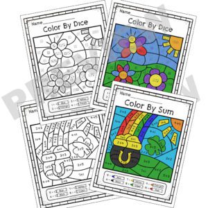 Color By Code – Spring - Raising Hooks