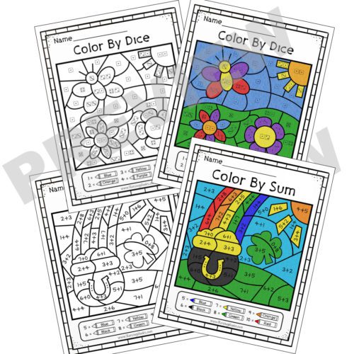 Color By Code – Spring - Raising Hooks