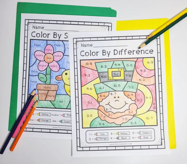 Color By Code – Spring - Raising Hooks