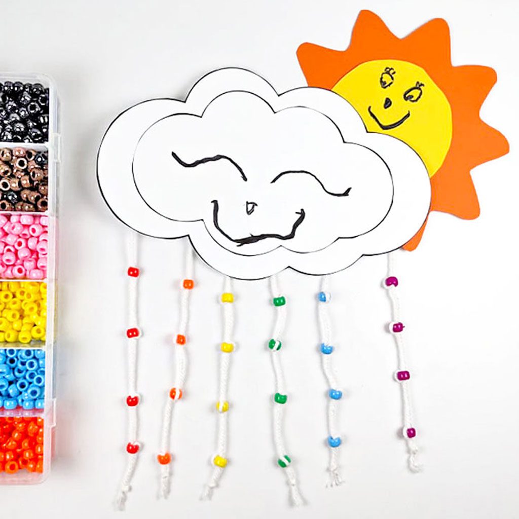 Rain Cloud Bead Craft - Raising Hooks