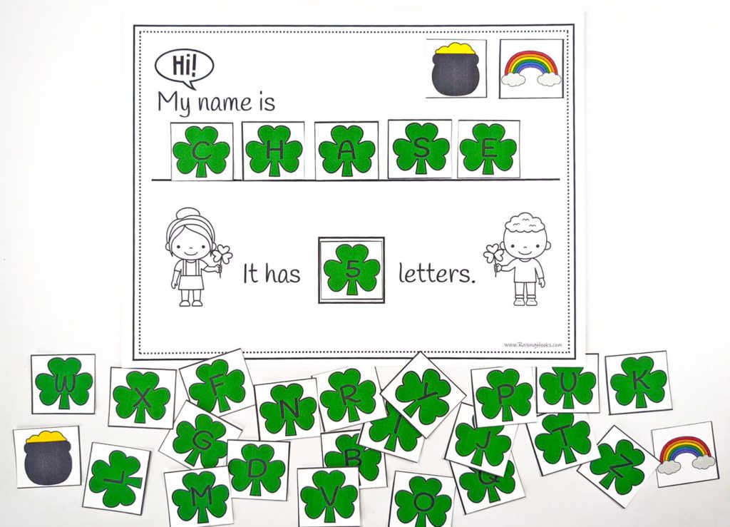 St. Patrick’s Day Preschool Math & Literacy - Raising Hooks