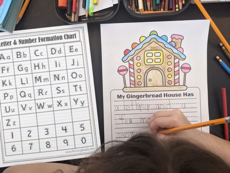 Letter & Number Formation Chart - Raising Hooks