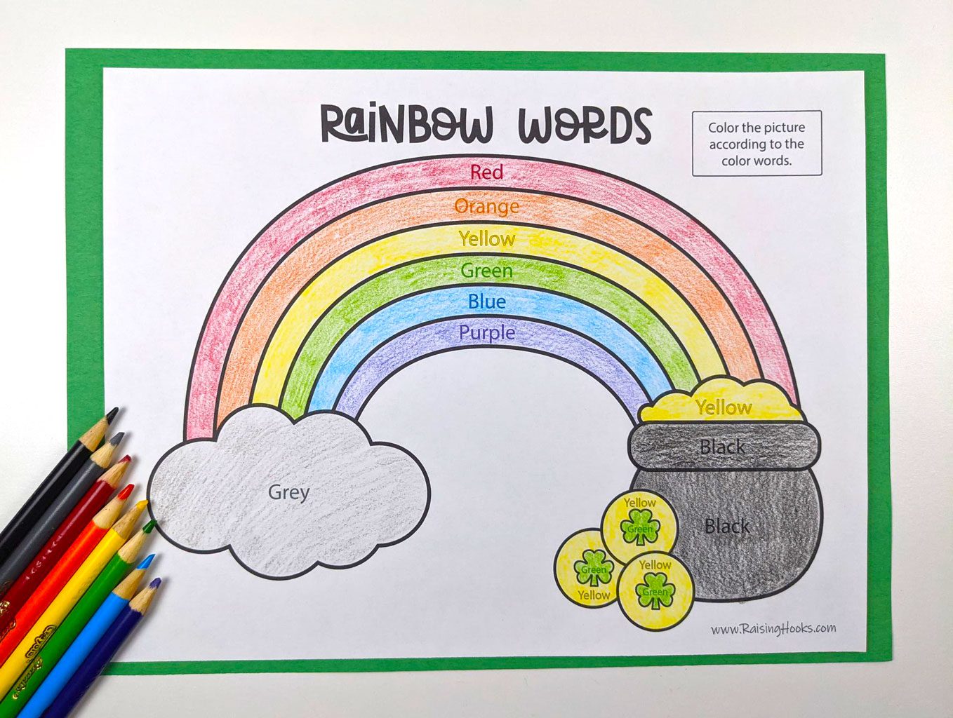 St. Patrick’s Day Preschool Math & Literacy - Raising Hooks