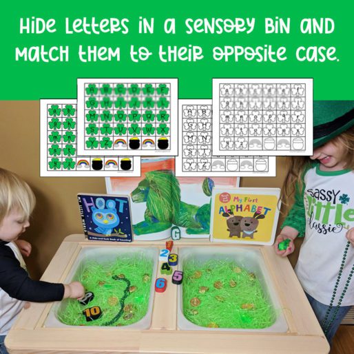 St. Patrick’s Day Preschool Math & Literacy - Raising Hooks