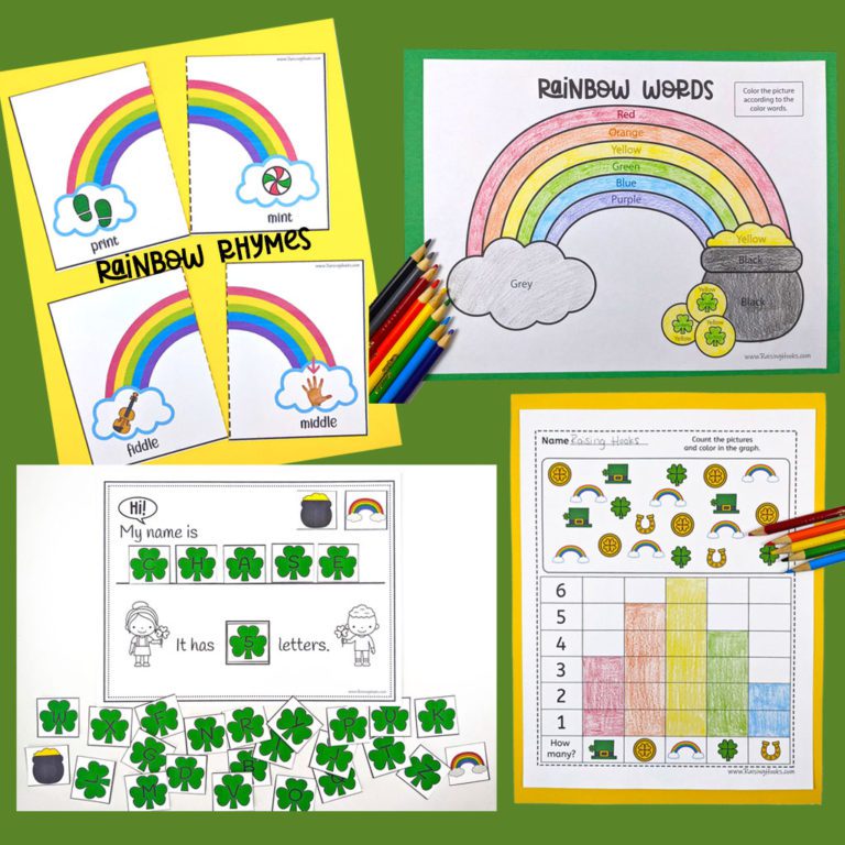 St. Patrick’s Day Preschool Math & Literacy - Raising Hooks