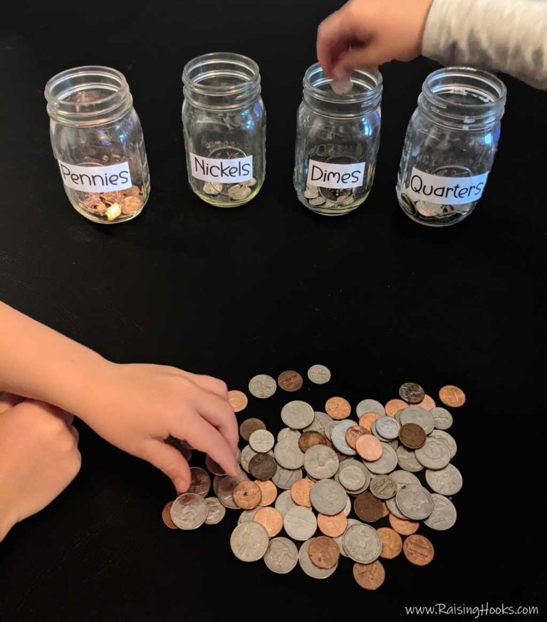 Teaching Kids To Count Money - Raising Hooks