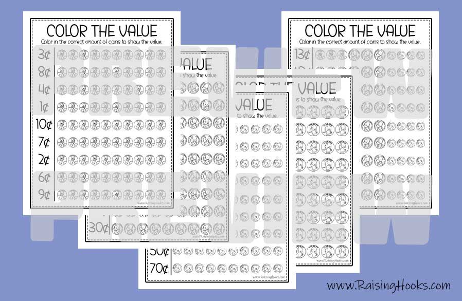 Counting Money First Grade Packet - Raising Hooks