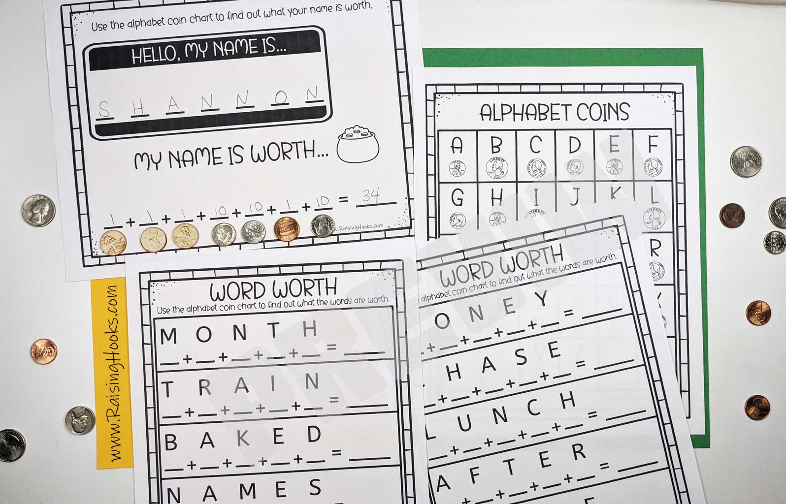 Teaching Kids To Count Money - Raising Hooks