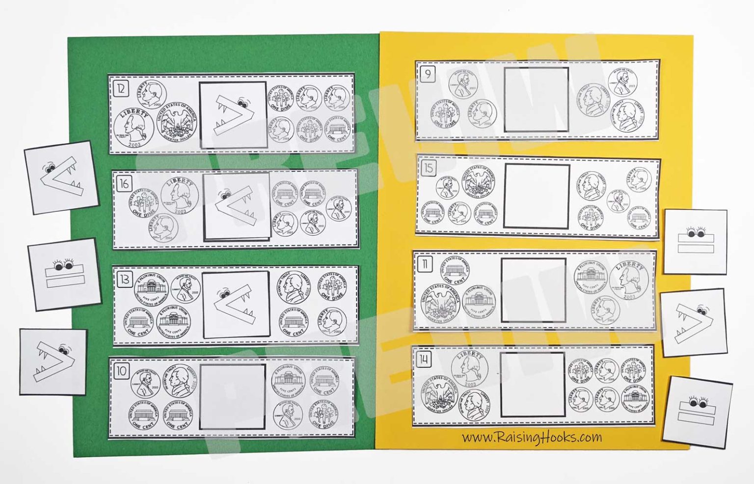 Counting Money First Grade Packet - Raising Hooks