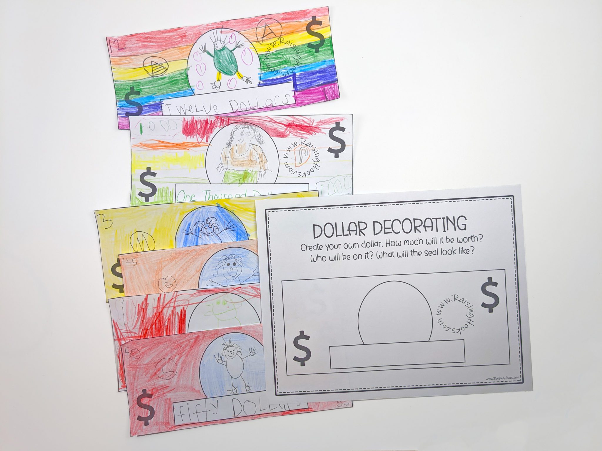 Counting Money First Grade Packet - Raising Hooks