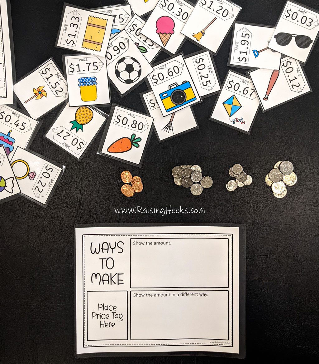 Counting Money First Grade Packet - Raising Hooks