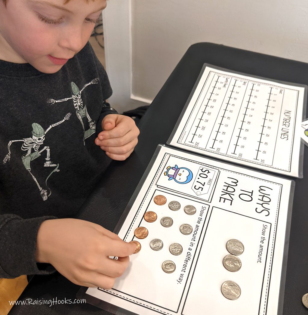Counting Money First Grade Packet - Raising Hooks