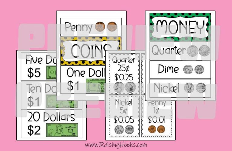 Counting Money First Grade Packet - Raising Hooks