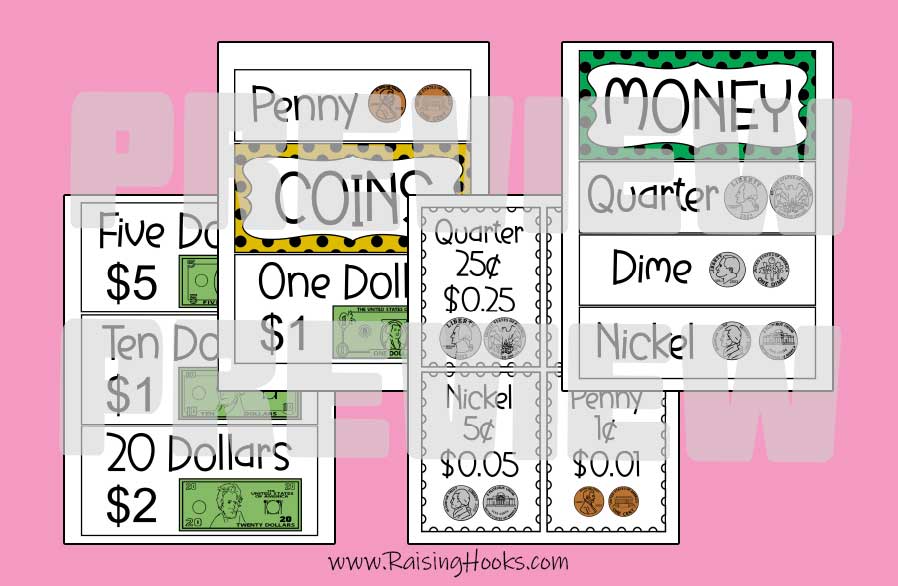 Counting Money First Grade Packet - Raising Hooks