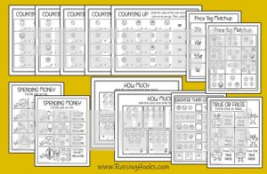 Counting Money First Grade Packet - Raising Hooks