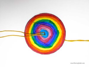 Make Your Own Colorful Paper Spinners - Raising Hooks
