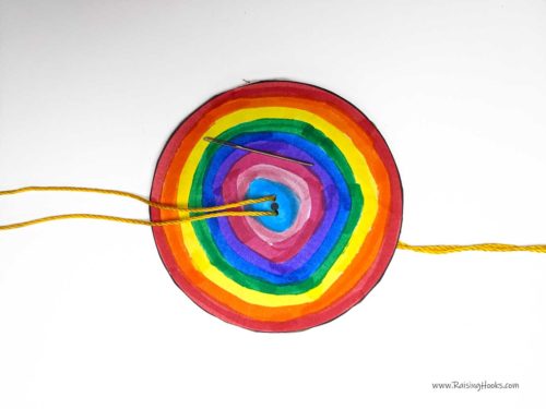 Make Your Own Colorful Paper Spinners - Raising Hooks