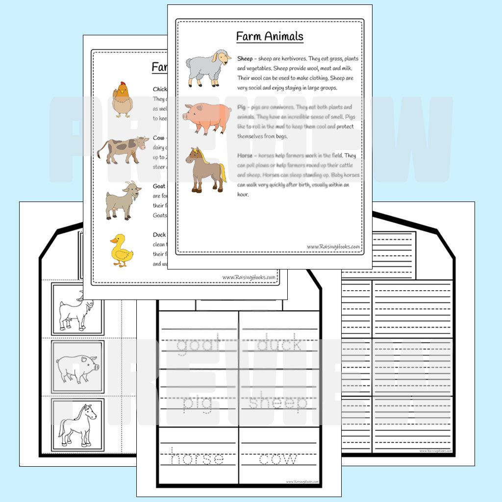 Make Your Own Farm Animal Diorama - Raising Hooks