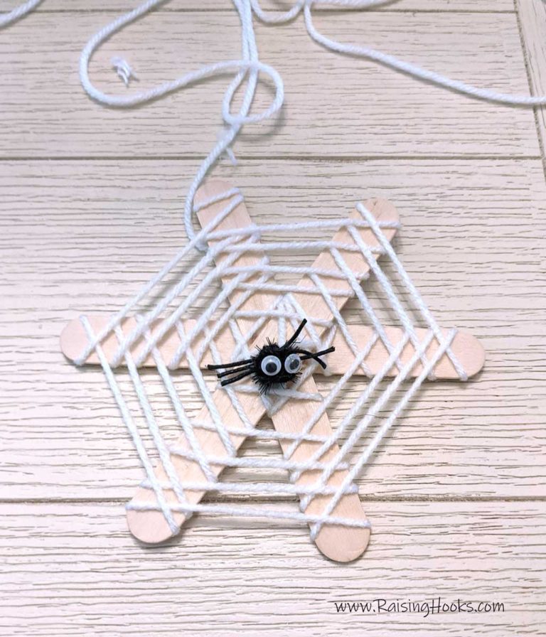 Spider Web Craft - Raising Hooks