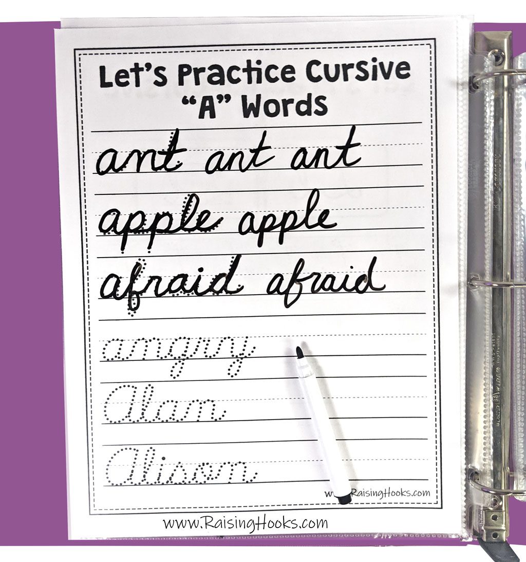 Cursive Writing Made Easy: Handwriting Practice Worksheets