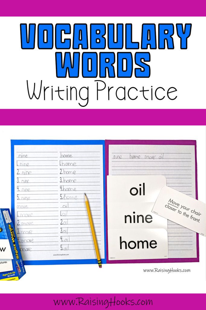 Master New Vocabulary Words With This Writing Activity