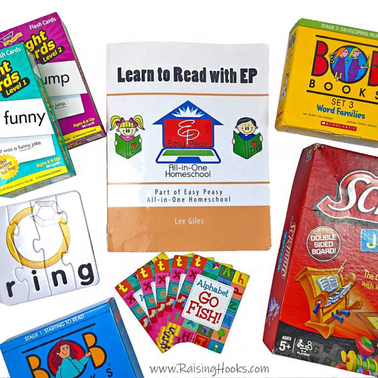 Tools For Teaching Beginner Readers - Raising Hooks