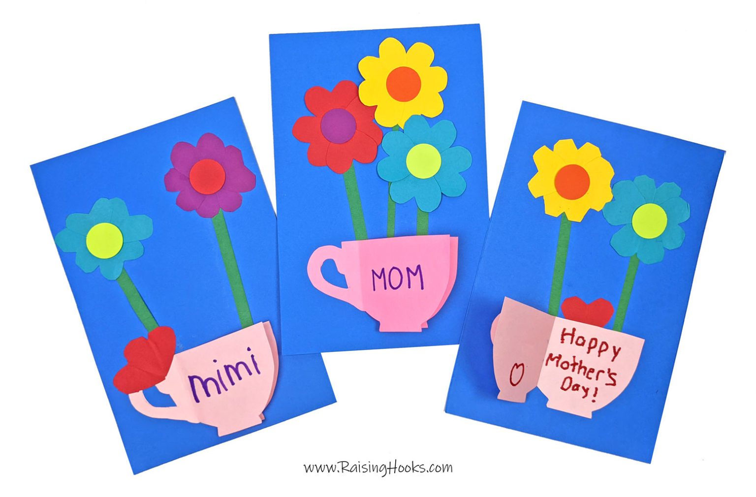 DIY Mother’s Day Card: Teacup & Paper Flowers