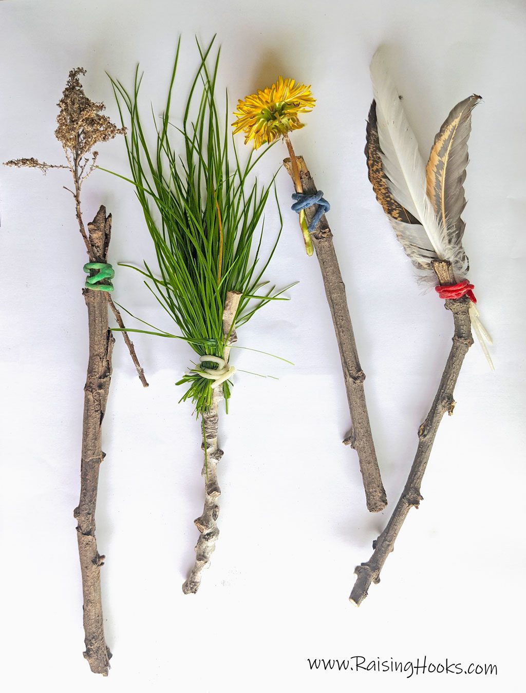 Make Your Own Nature Paintbrushes