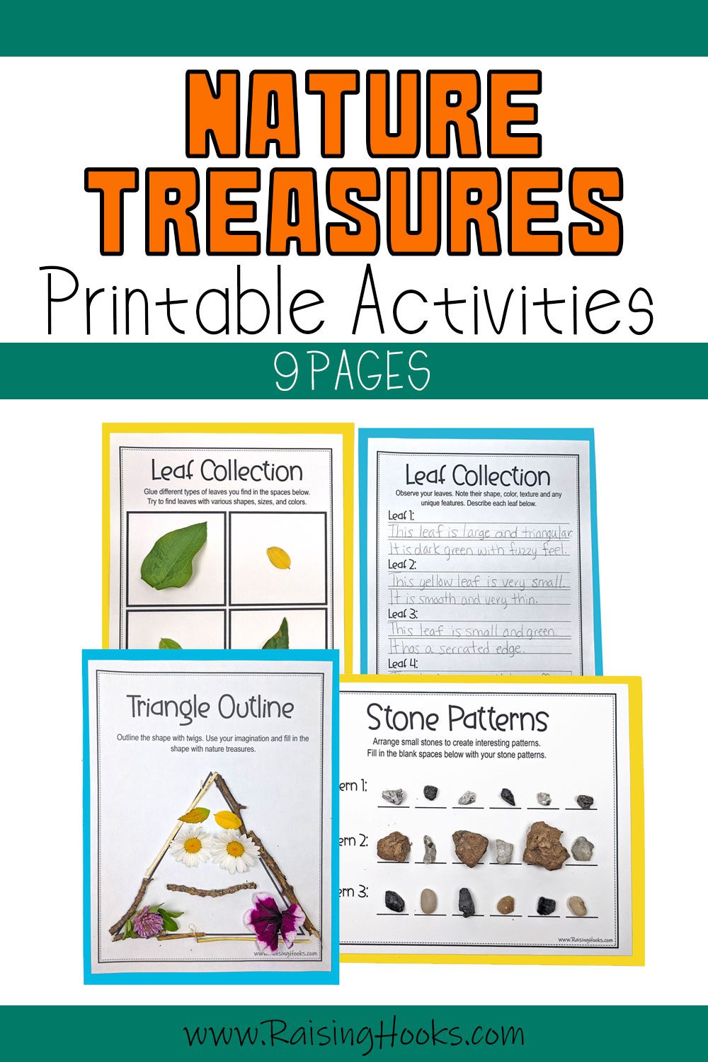 Crafting a Beautiful Tree with Treasures from Nature - Raising Hooks