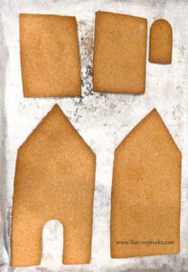 EASY 2 Story Gingerbread House & Template - Raising Hooks
