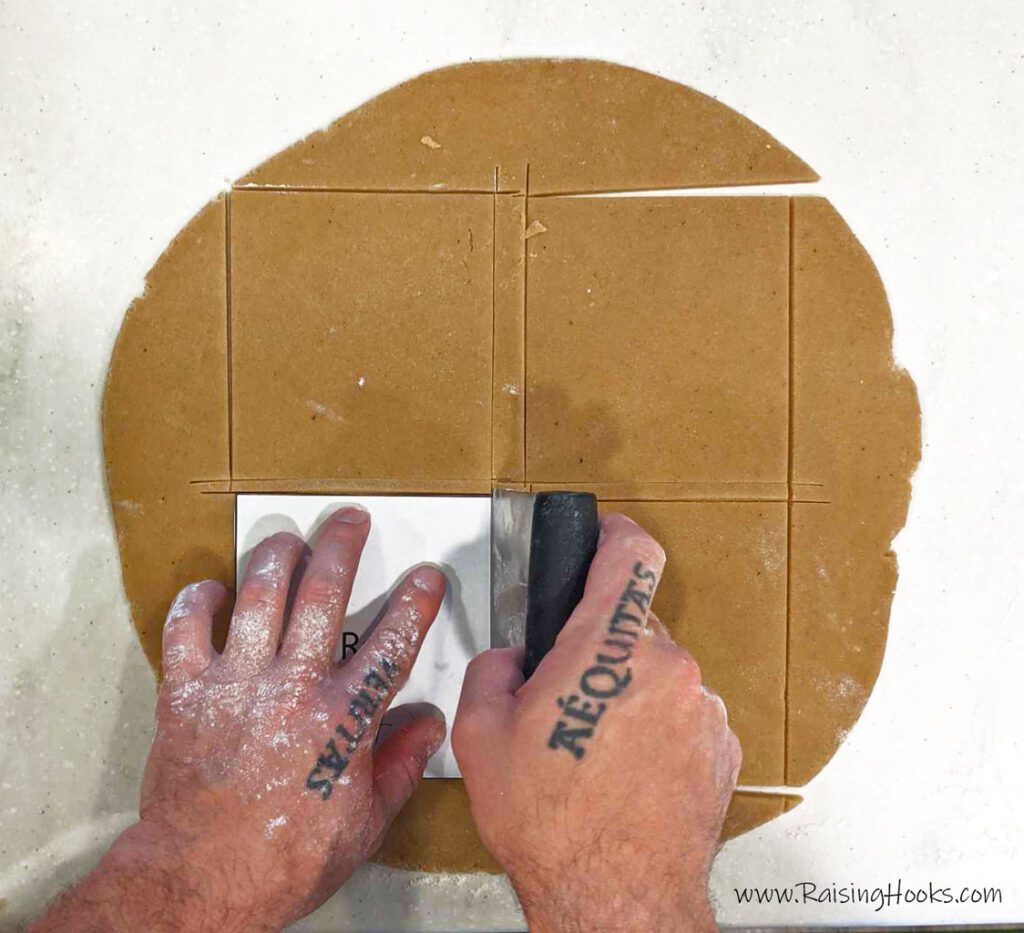 EASY 2 Story Gingerbread House & Template - Raising Hooks