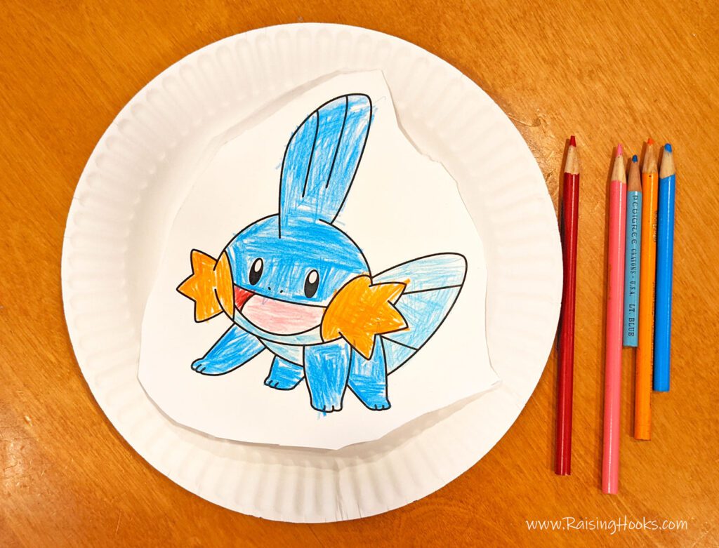 Paper Plate Pokeball Kid’s Craft That Actually Opens! - Raising Hooks