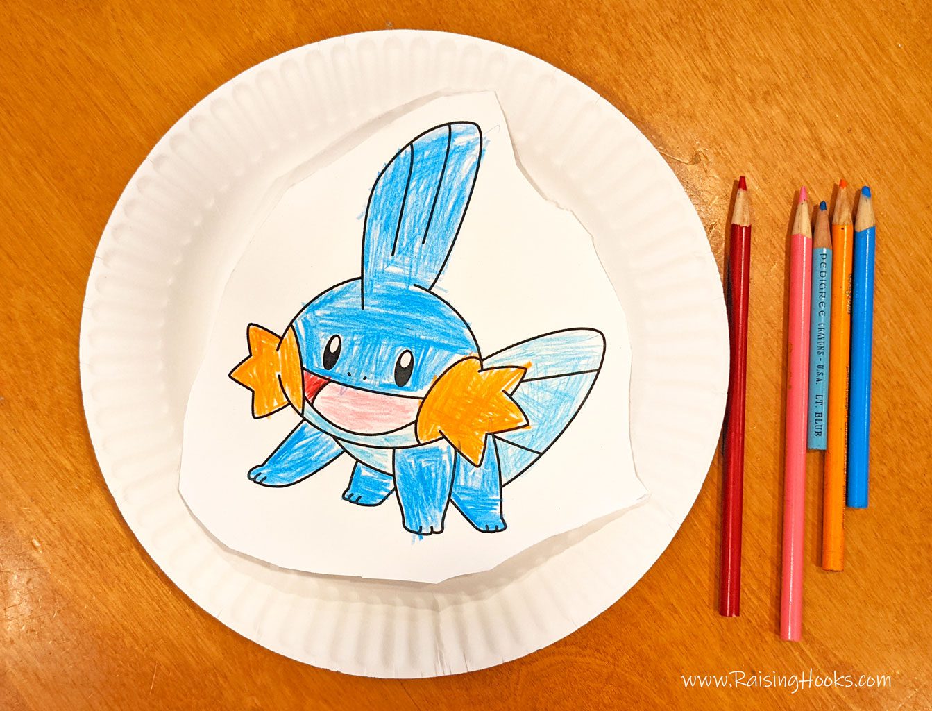 Paper Plate Pokeball Kid’s Craft That Actually Opens! - Raising Hooks