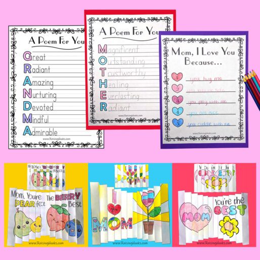 Mother’s Day Printable Agamographs and Writing Activities for Mom ...