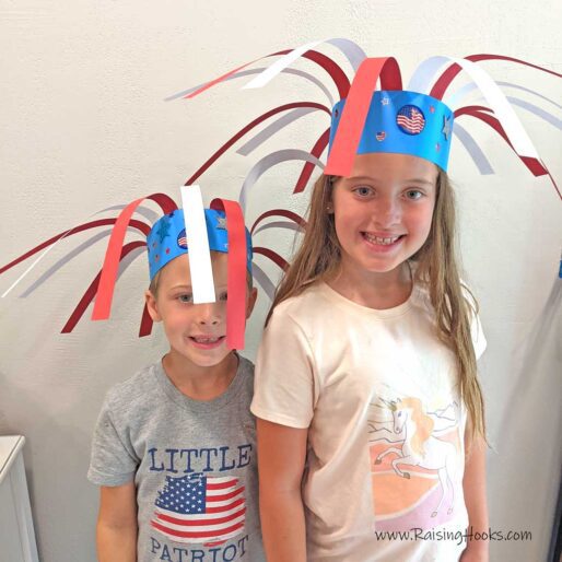 Patriotic 4th Of July Silly Stars and Stripes Hat - Raising Hooks
