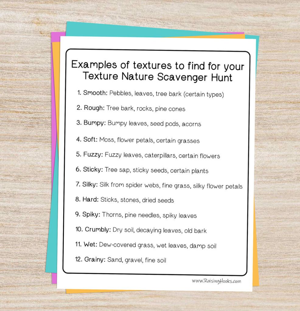 Fun and Free Nature Scavenger Hunts for Kids! - Raising Hooks