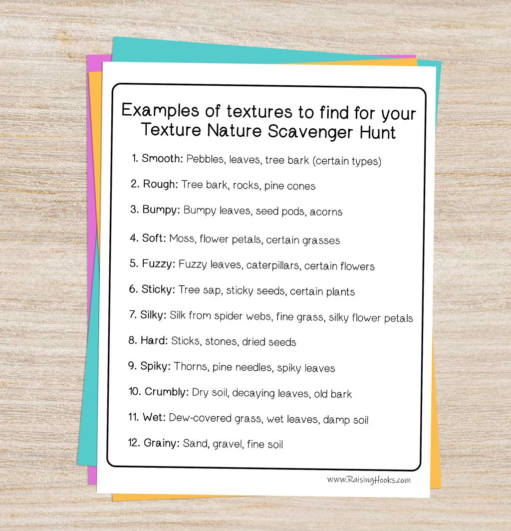 Fun and Free Nature Scavenger Hunts for Kids! - Raising Hooks