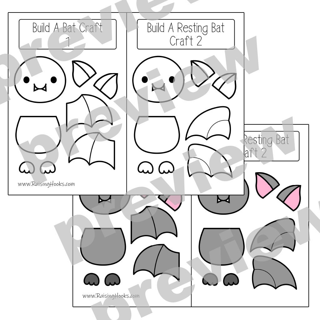 Let’s Build A Bat – B is for Bat - Raising Hooks