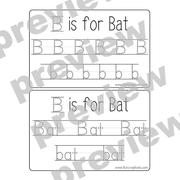 Let’s Build A Bat – B is for Bat - Raising Hooks