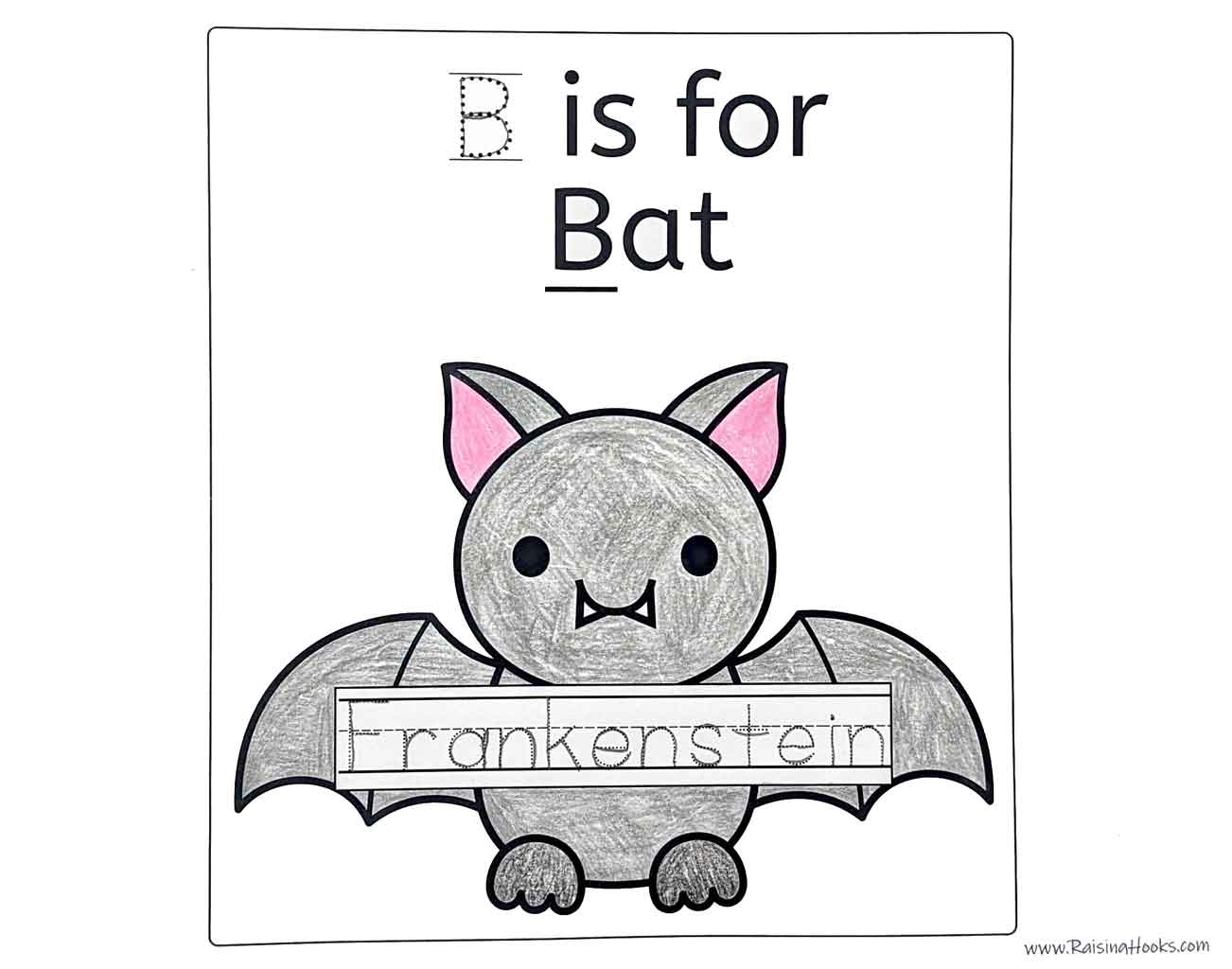 Let’s Build A Bat – B is for Bat - Raising Hooks