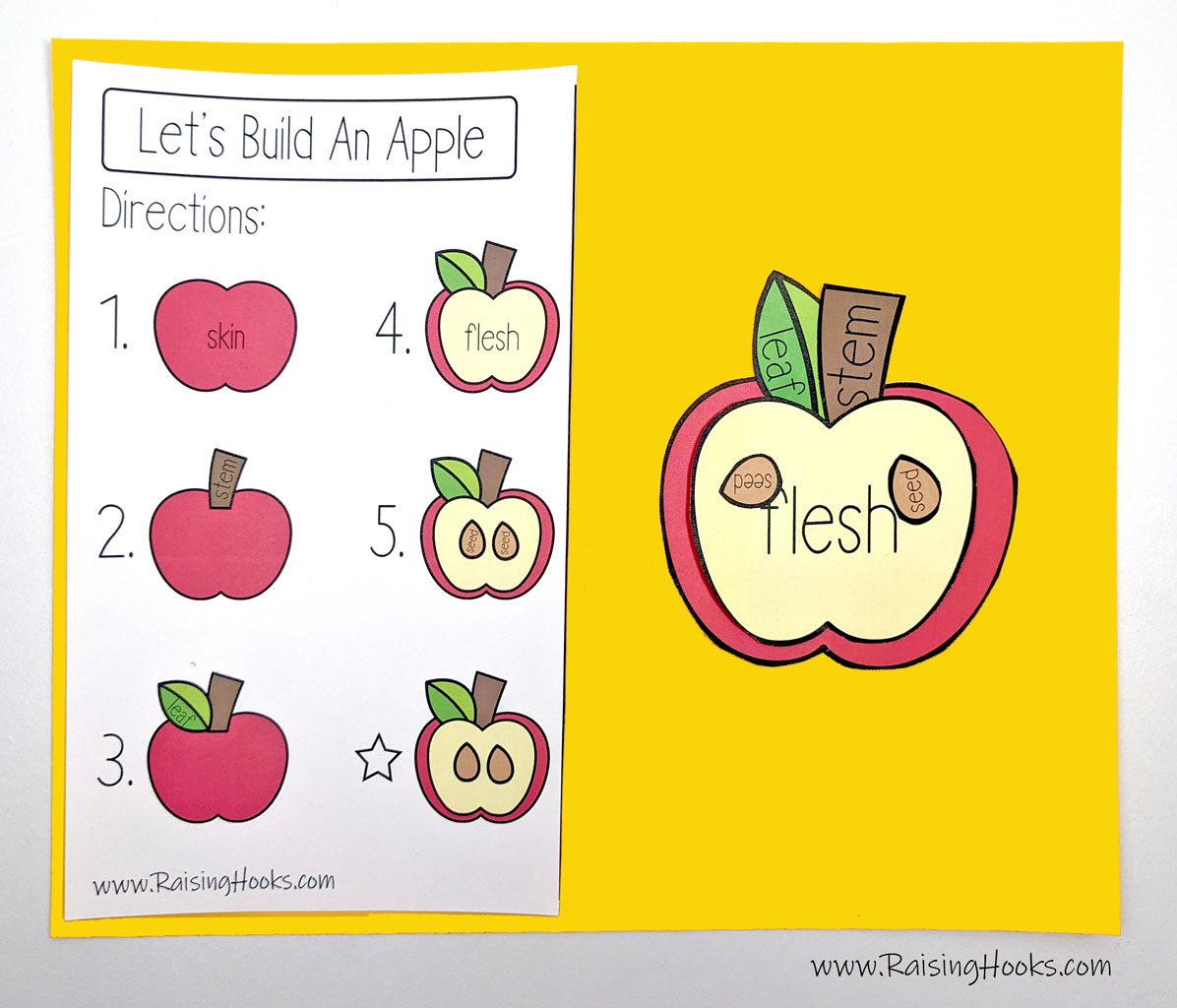 Let’s Build An Apple – A is for Apple - Raising Hooks