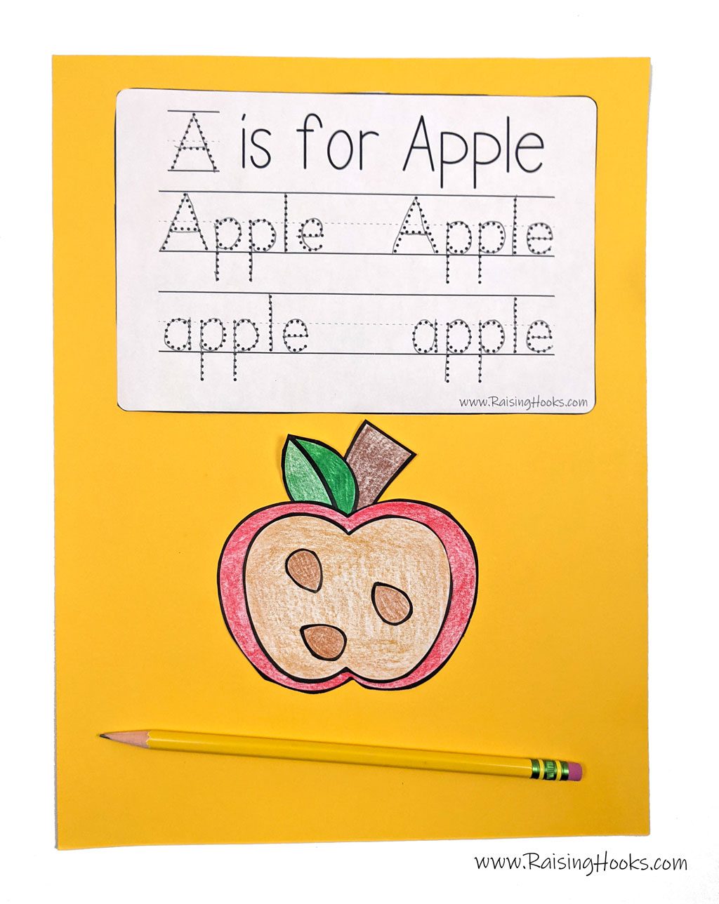 Let’s Build An Apple – A is for Apple - Raising Hooks