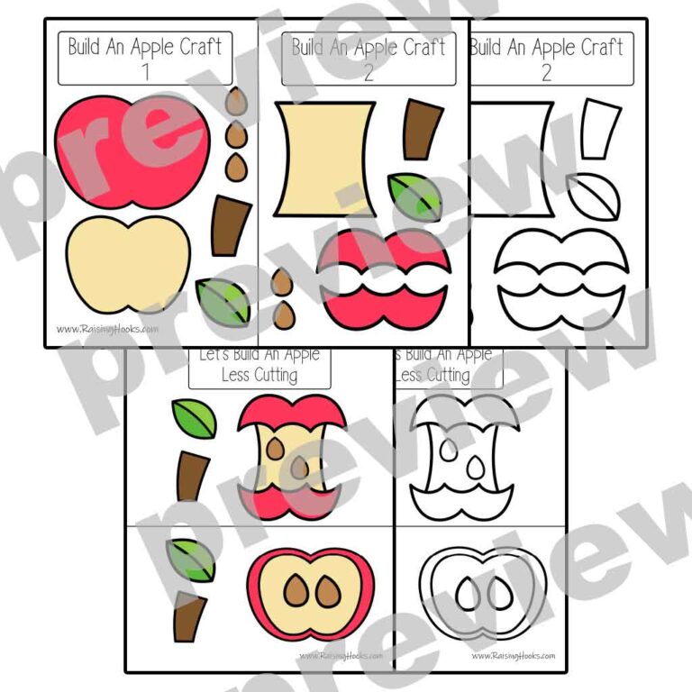 Let’s Build An Apple – A is for Apple - Raising Hooks